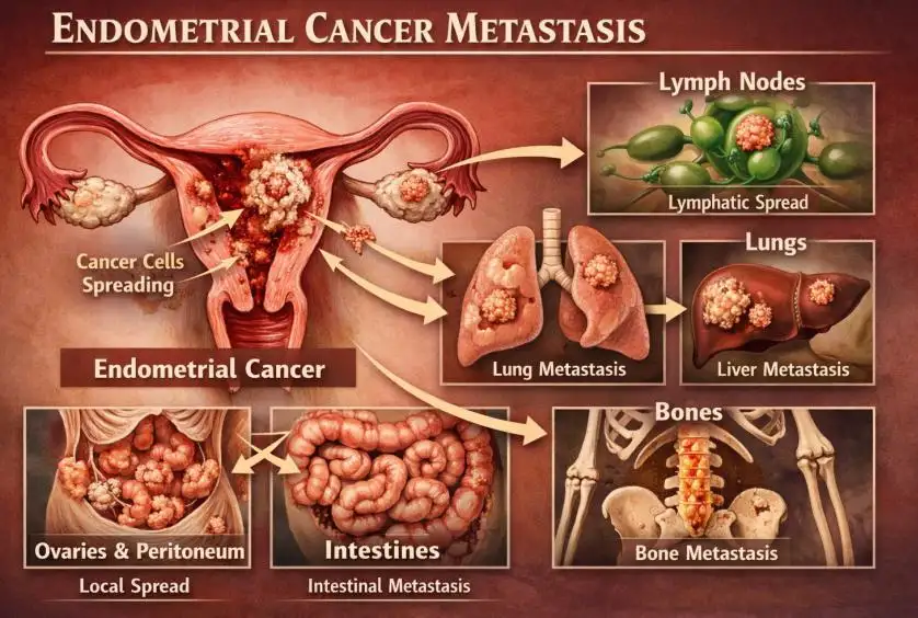 Endometrial Cancer Metastasis Causes Symptoms Diagnosis Treatment