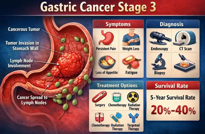 Gastric Cancer Stage 3: Symptoms, Diagnosis, Treatment Options, and ...