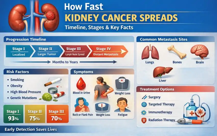 How Fast Kidney Cancer Spreads: Timeline, Stages, and What You Need to ...