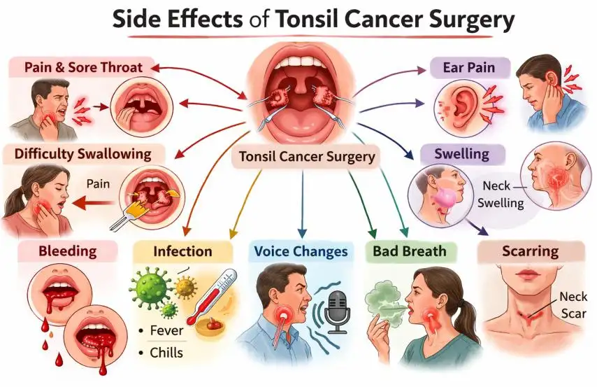 Side Effects of Tonsil Cancer Surgery: What Patients Need to Know ...
