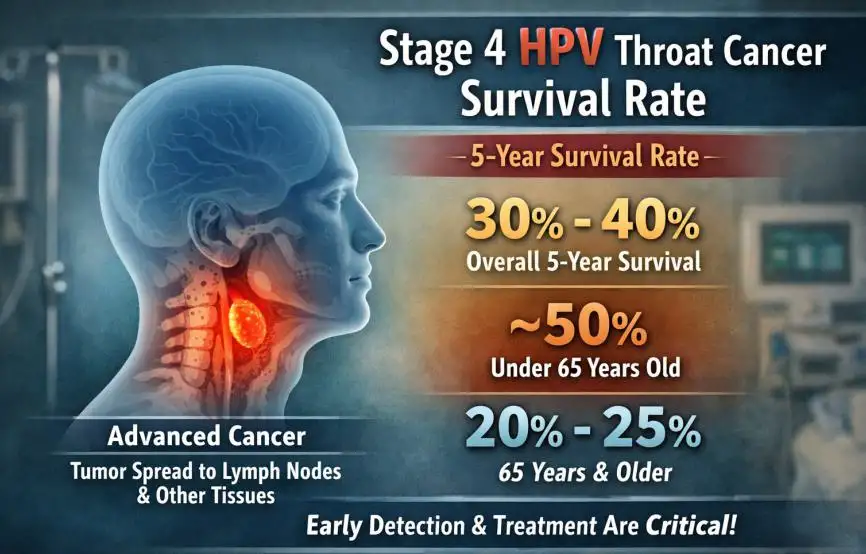 Stage 4 HPV Throat Cancer Survival Rate: Prognosis, Treatment, and What ...