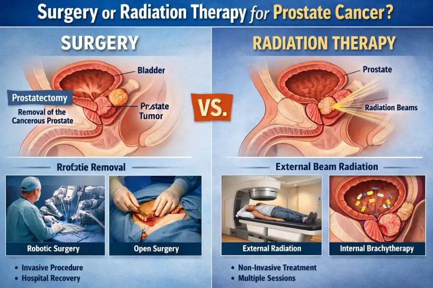 Surgery or Radiation Therapy for Prostate Cancer – Complete Guide to ...