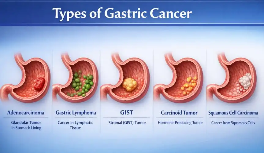 Types of Gastric Cancer: A Complete Guide to Causes, Symptoms ...
